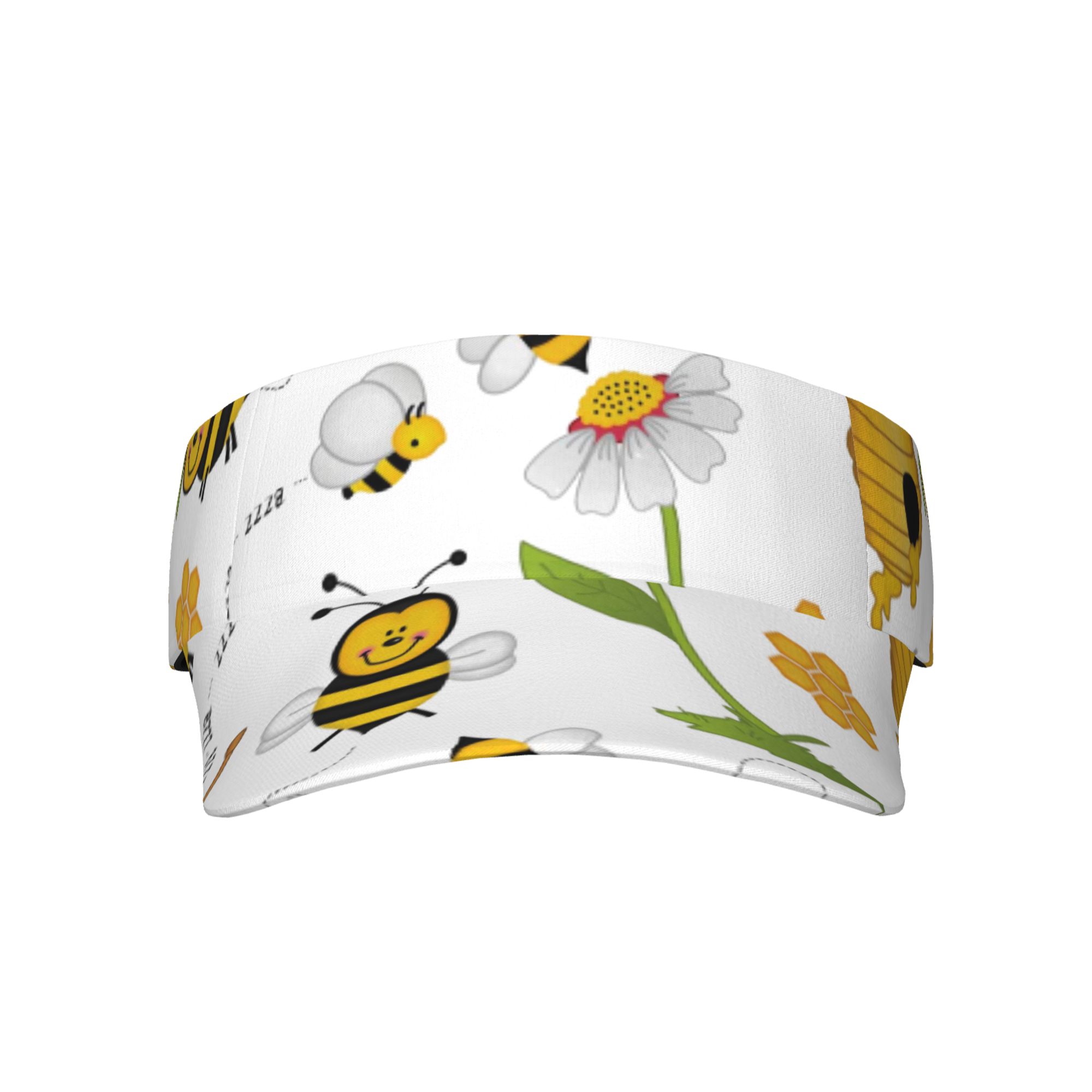 Outdoor Funny Bee Bumblebee Yellow Sun Visor Hats for Women Men ...