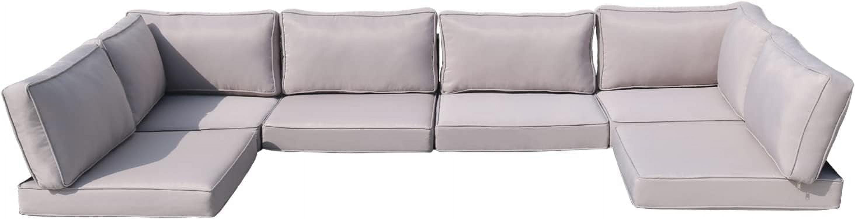 Outdoor Furniture Replacement Cushions, Sectional Rattan Conversation ...