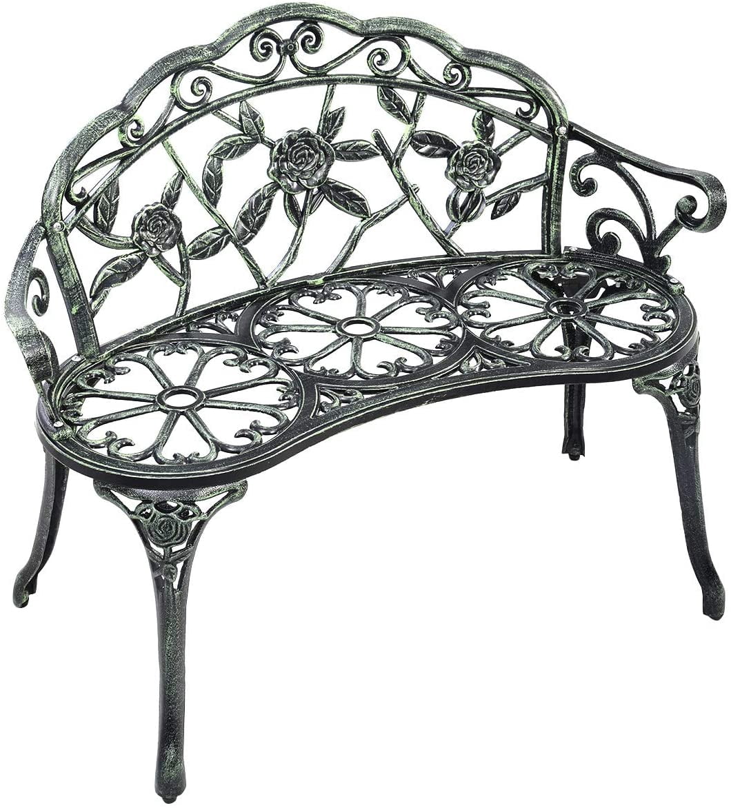 Outdoor Garden Bench Iron S Benches for Outdoors, Porch Bench Chair ...