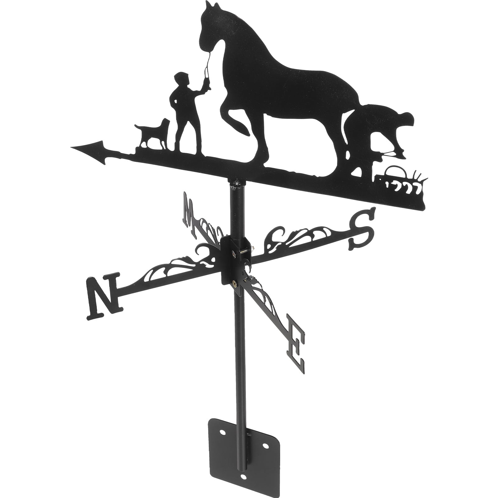 Outdoor Garden Farm Scene Horse Weathervane Vintage Decor Garden ...
