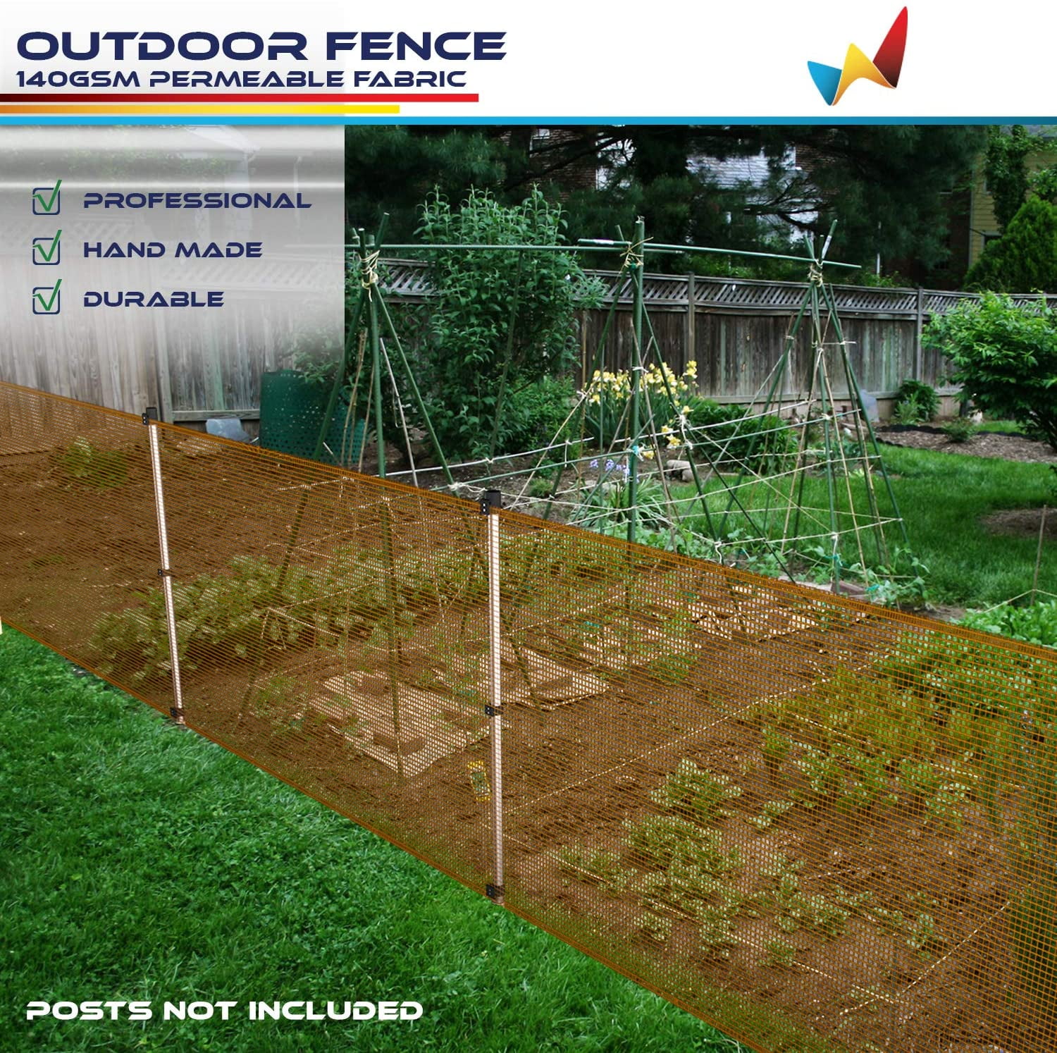 Outdoor Garden Fence Mesh Netting Fabric Roll Temporary Fencing For ...