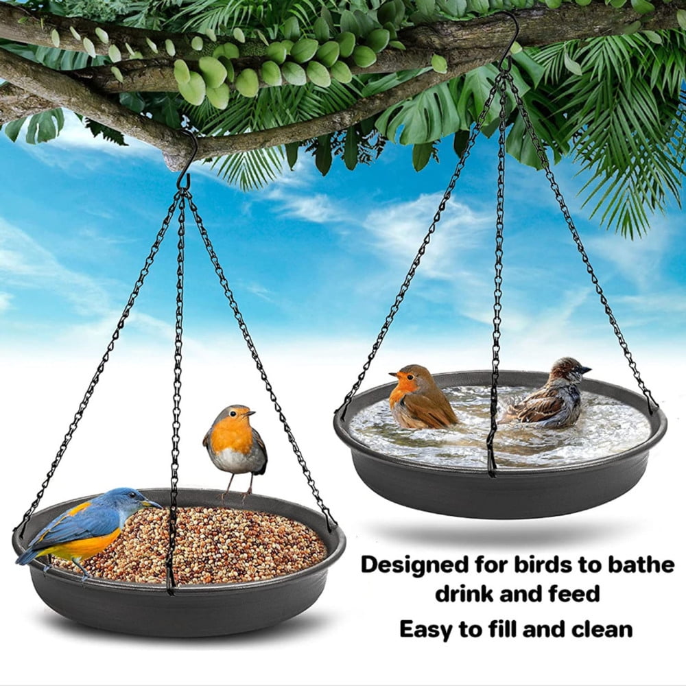 Outdoor Garden Hanging Bird-Feeder Creative Solid Color Feeder Sturdy ...