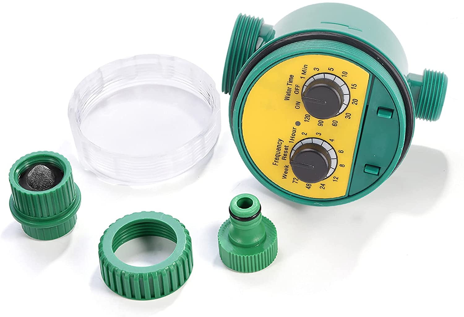 Outdoor Garden Hose Faucet Timers, Dial Sprinkler Timer with Rain Delay ...