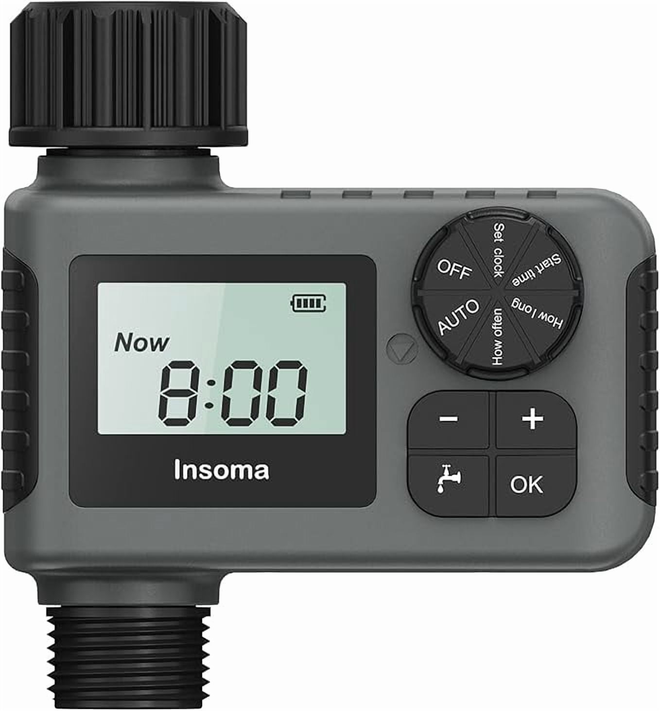 Outdoor Garden Hose Faucet Timers, Programmable Water Sprinkler Timer ...
