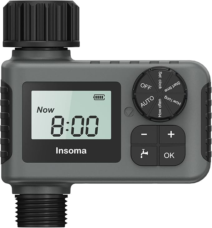 Outdoor Garden Hose Faucet Timers, Programmable Water Sprinkler Timer ...