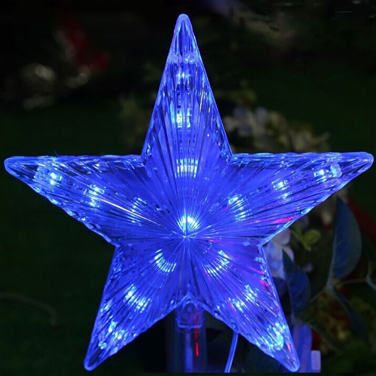Outdoor Garden LED Star String Lights, Color-Changing Twinkling ...