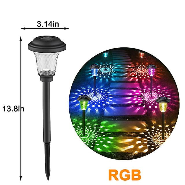 Outdoor Garden Solar Led Lights Waterproof Lawn Pathway Decoartion ...