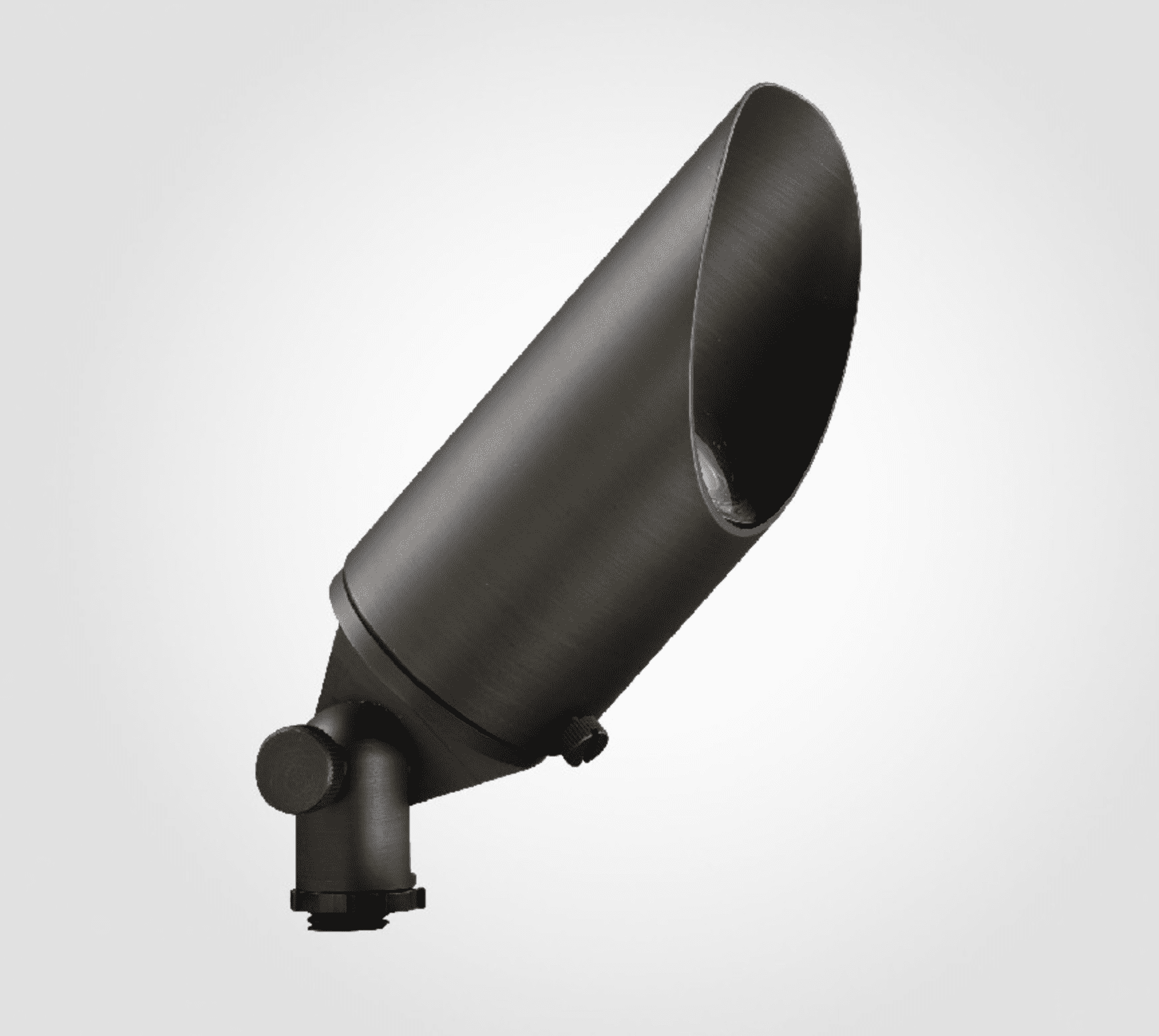 Outdoor Garden Spotlight Solid Brass Up Light With Adjustable Shroud ...