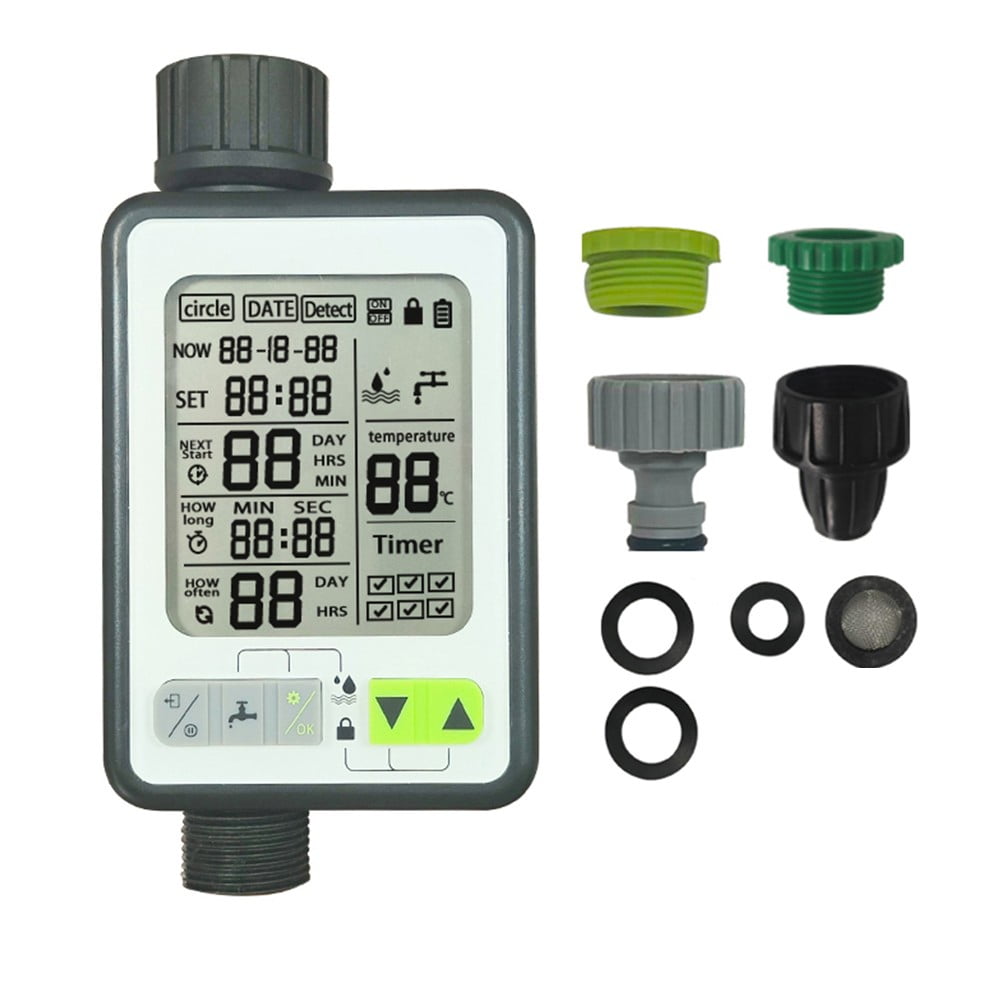 Outdoor Garden Sprinkler Water Timer Programmable Irrigation Automatic ...