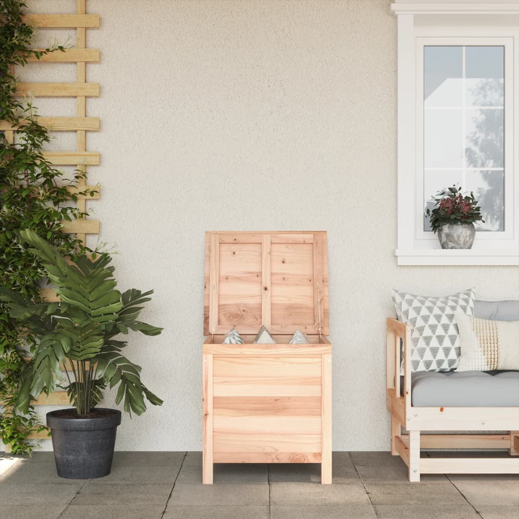 Outdoor Garden Storage Box – Natural Solid Fir Wood - Walmart.com