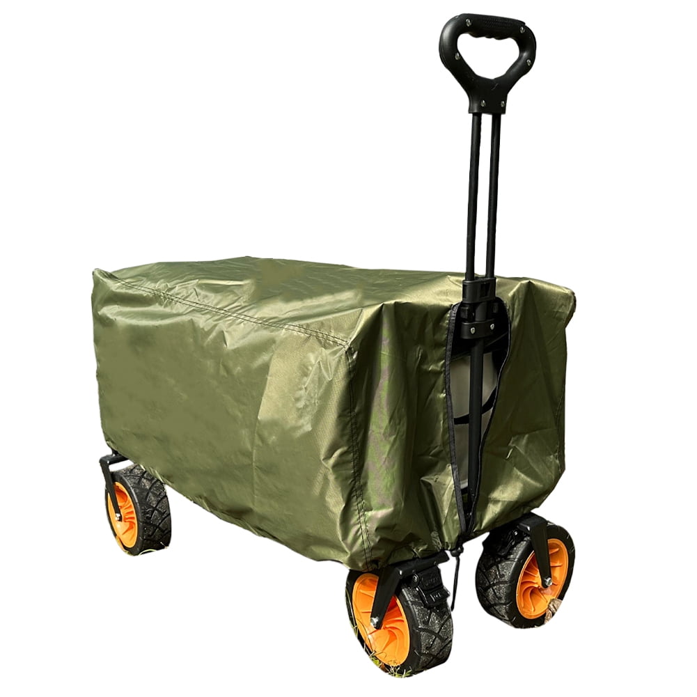 Outdoor Garden Wagon Cart Cover 210D Heavy Duty Oxford Folding Wagon ...