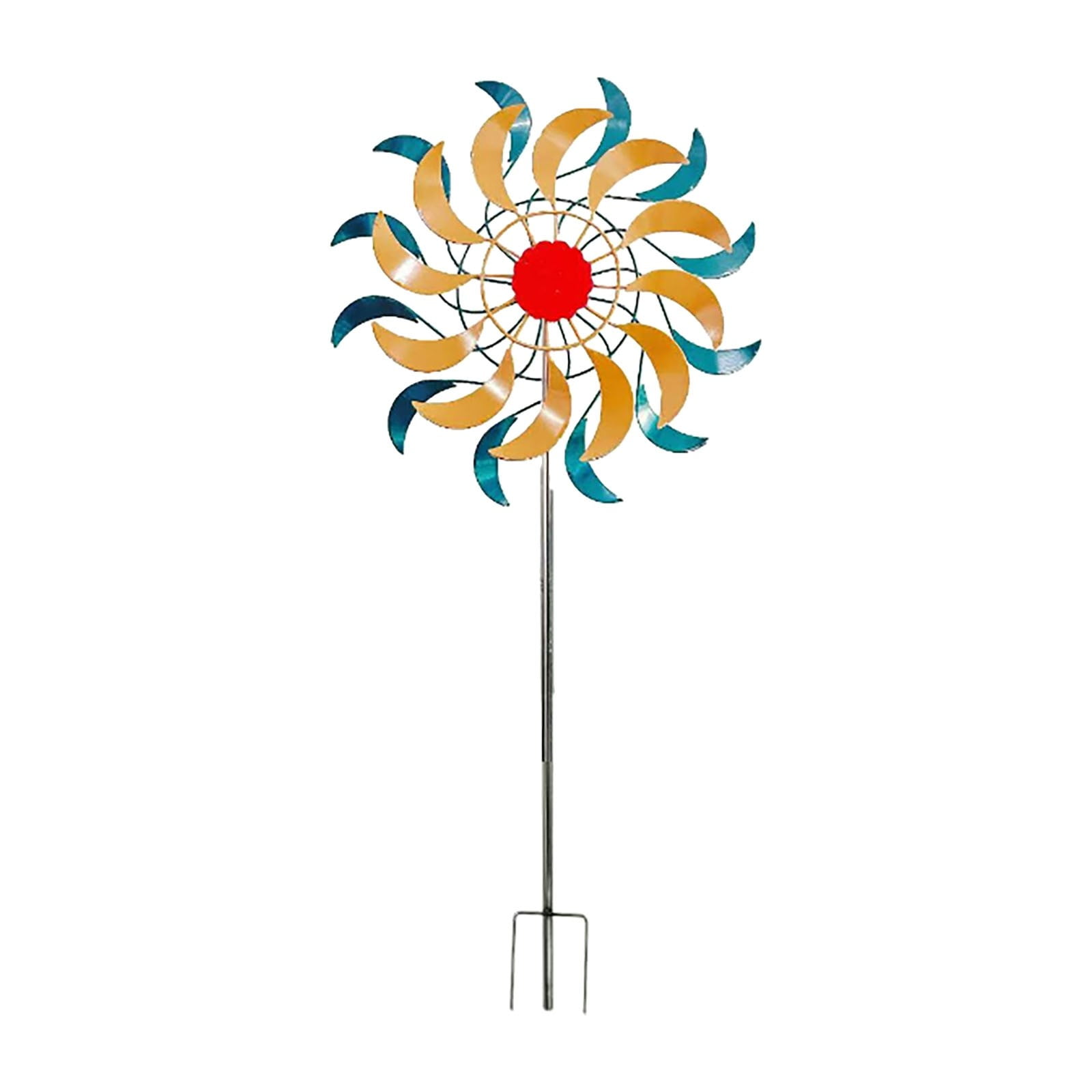 Outdoor Garden Windmill Double-Sided Metal for Decorative Yards and ...