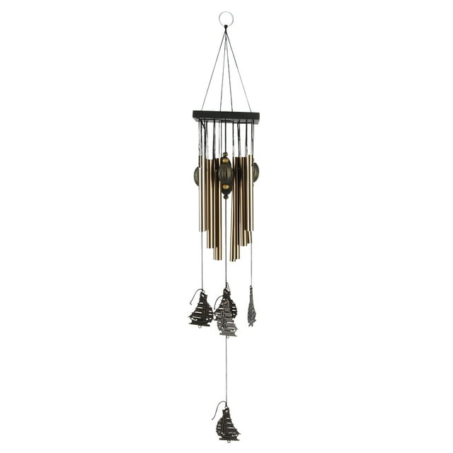 Outdoor Garden Yard Copper Alloy Wind Chime Multi Tube Windbell Hanging ...