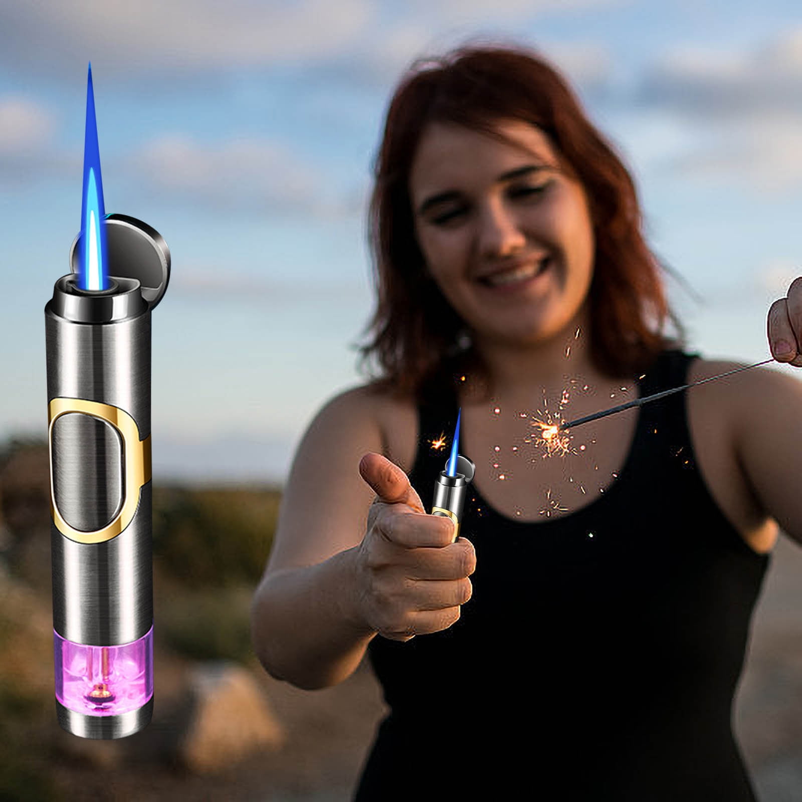 Outdoor Gas BBQ Igniter, Explosion-proof Kitchen Lighter, Portable ...