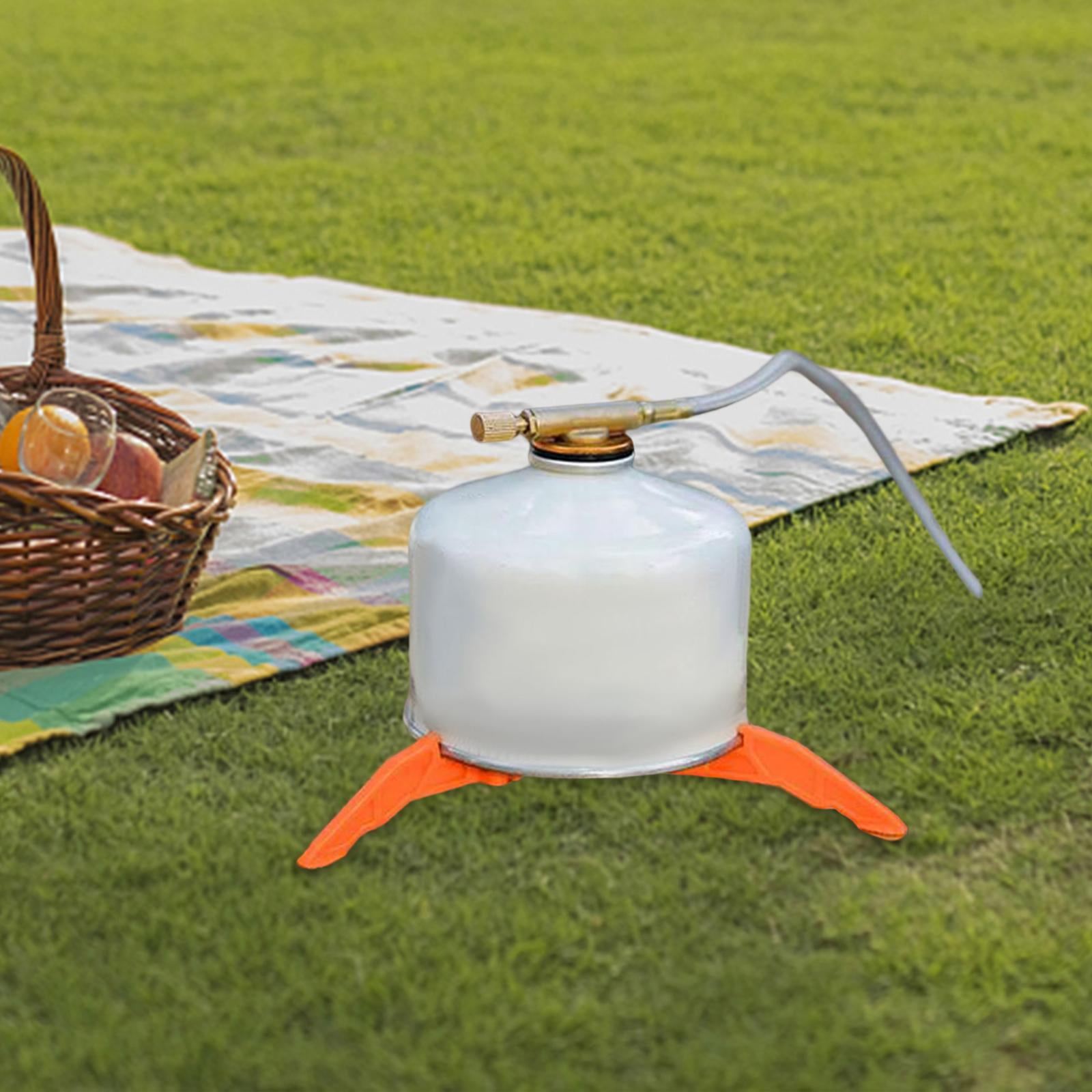 Outdoor Gas Tank Bracket Canister Stand Tools Rack for Camping Fishing ...