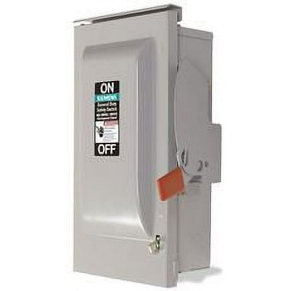 Outdoor General Duty Enclosed 2 Pole Safety Switch 30 Amps - Walmart.com