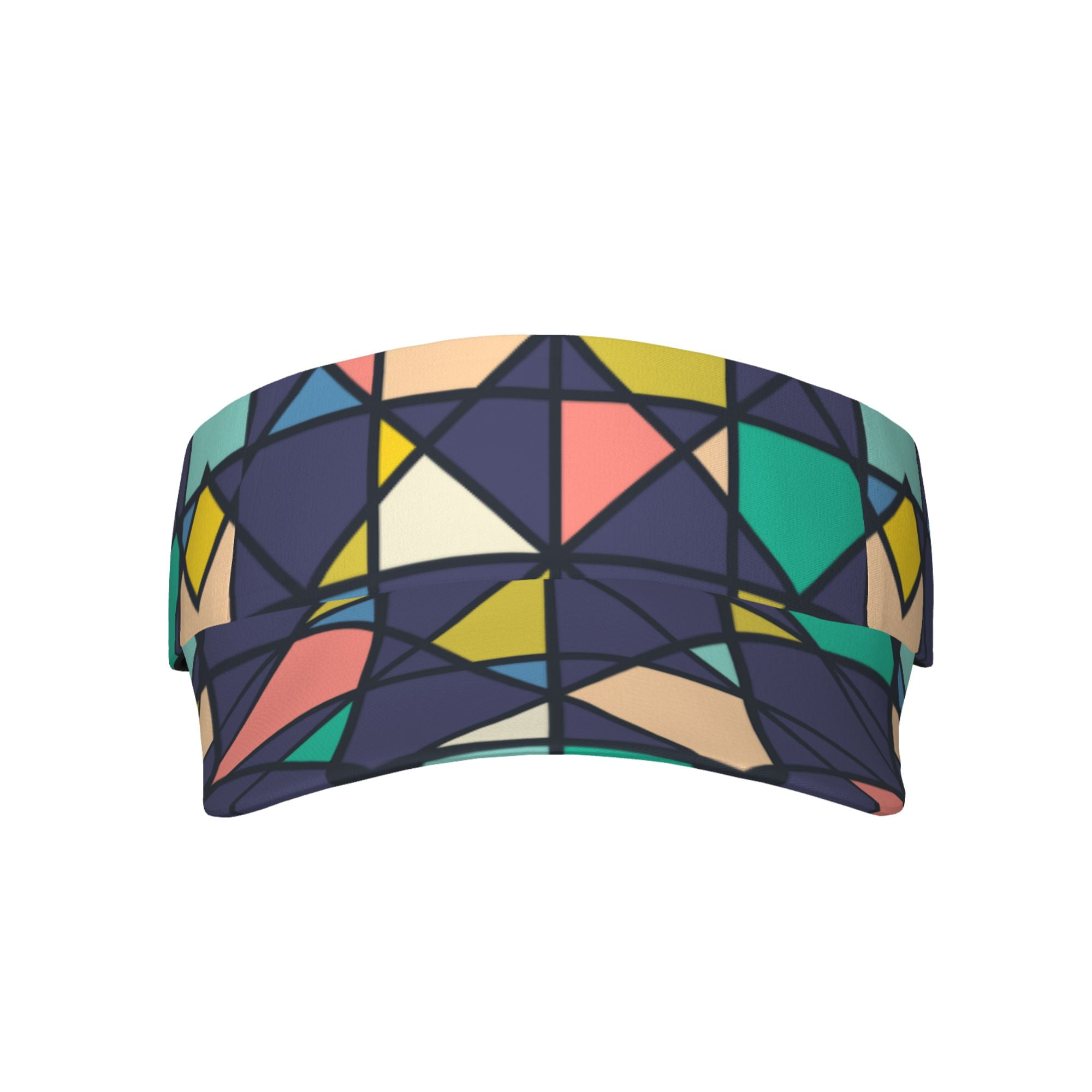 Outdoor Geometric Architectural Patterns Sun Visor Hats for Women Men ...