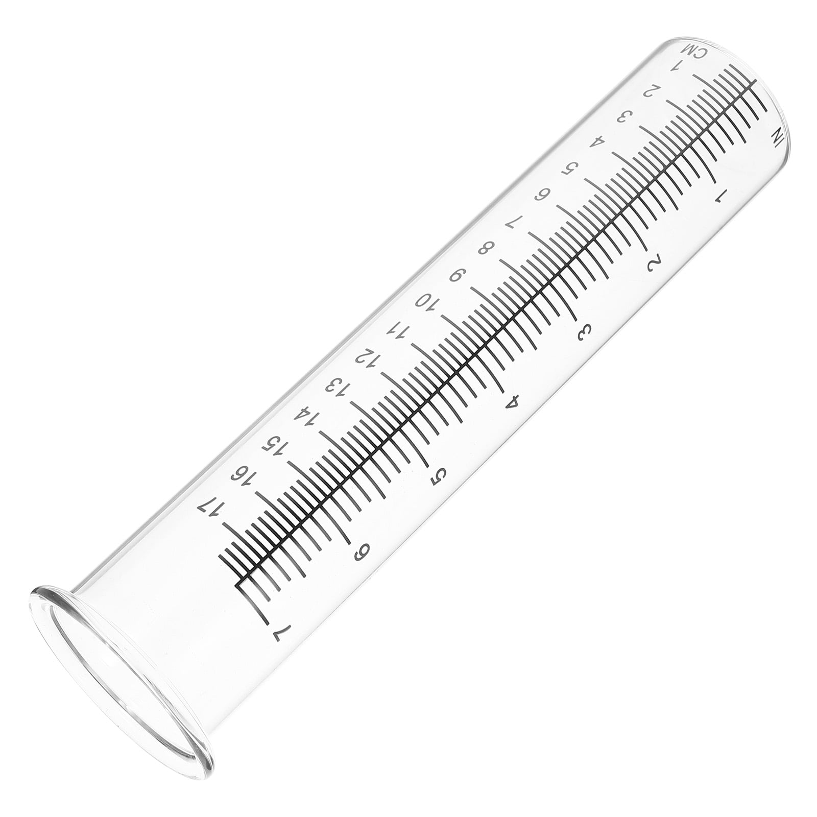 Outdoor Glass Rain Gauge Tube Clear Replacement Rain Gauge 7 Inch High ...