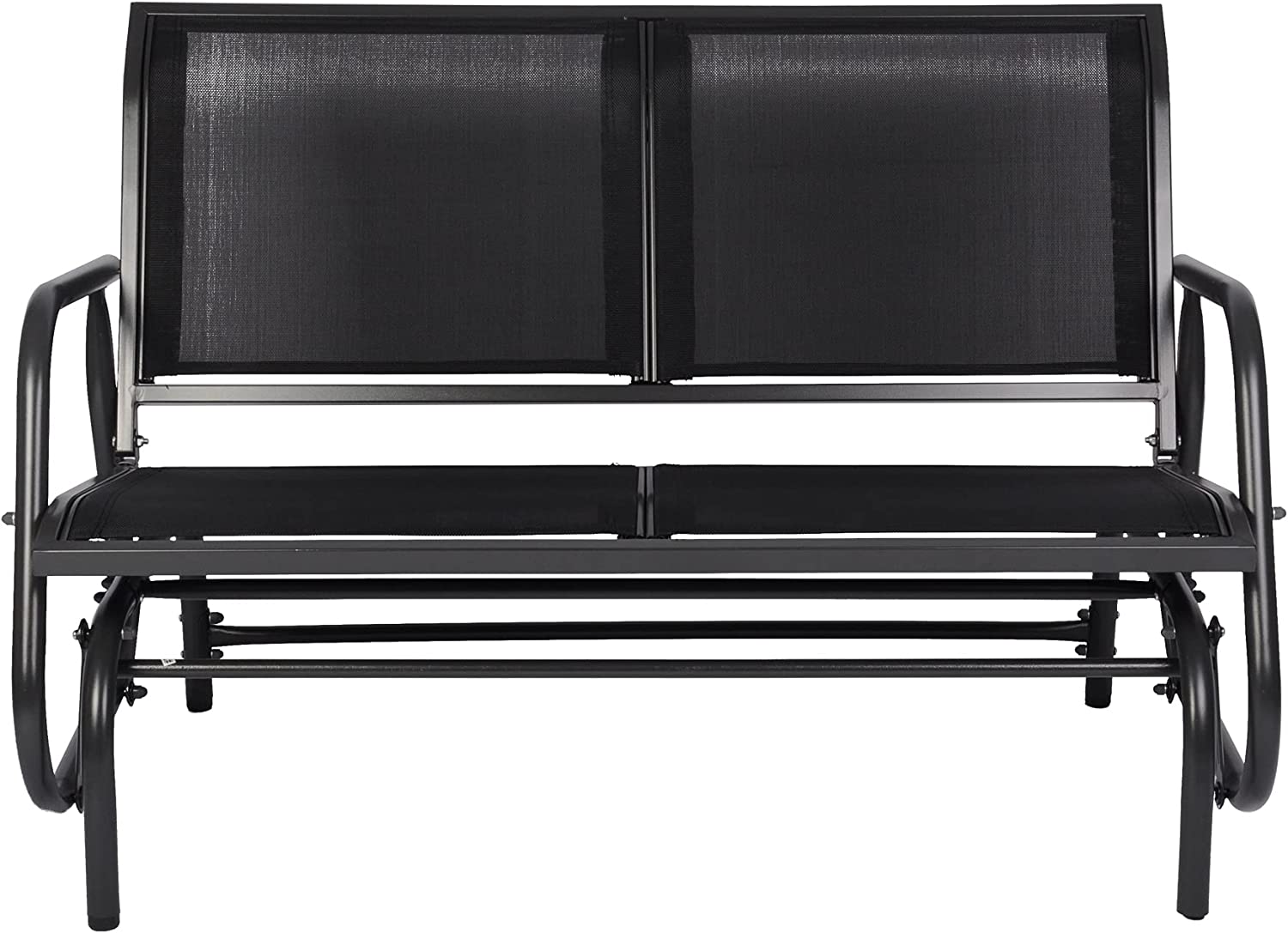 Outdoor Glider Bench 2-Person Rocking Loveseat Chair Patio Swing Rocker ...