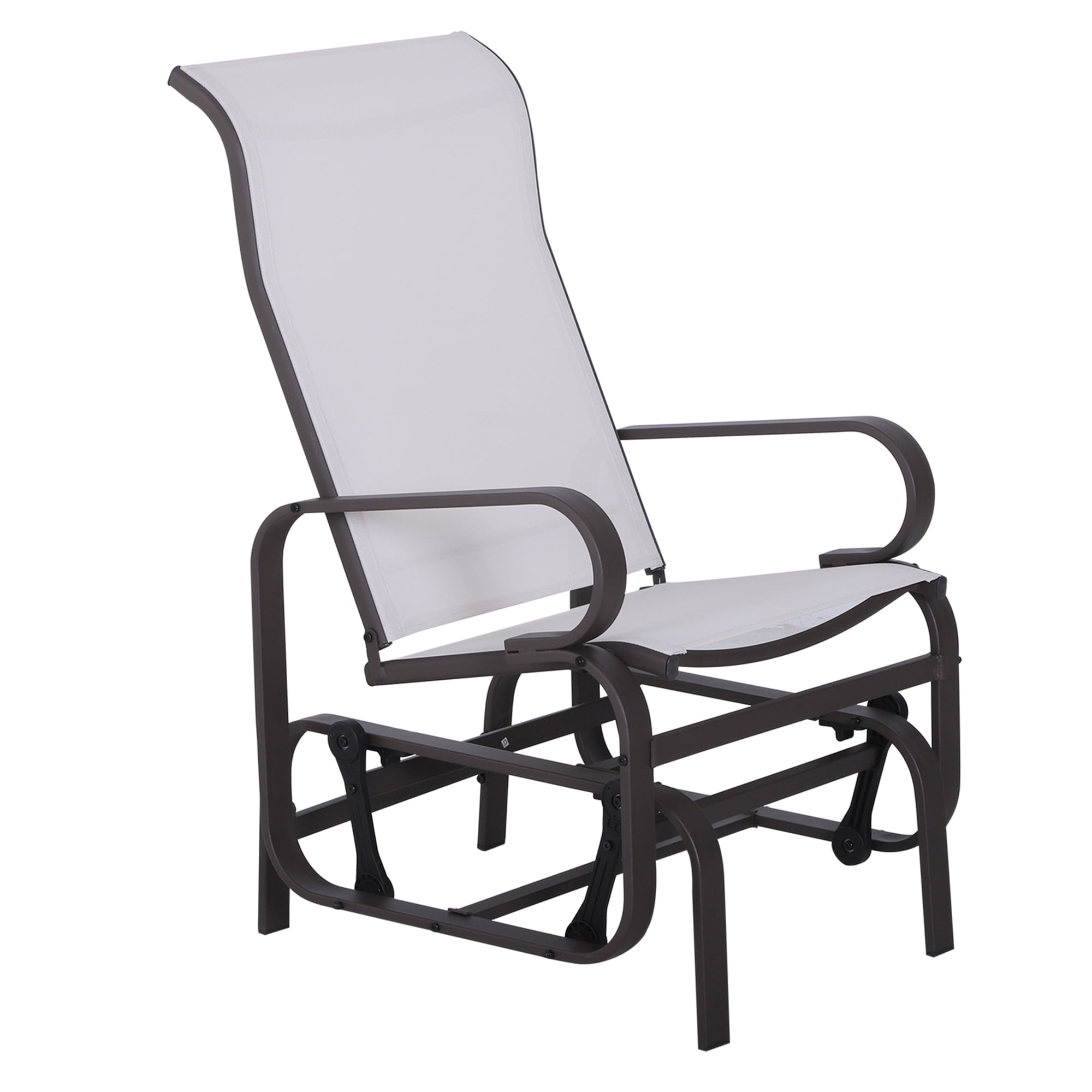 Outdoor Glider Chair, Gliders for Outside Patio with Smooth Rocking ...