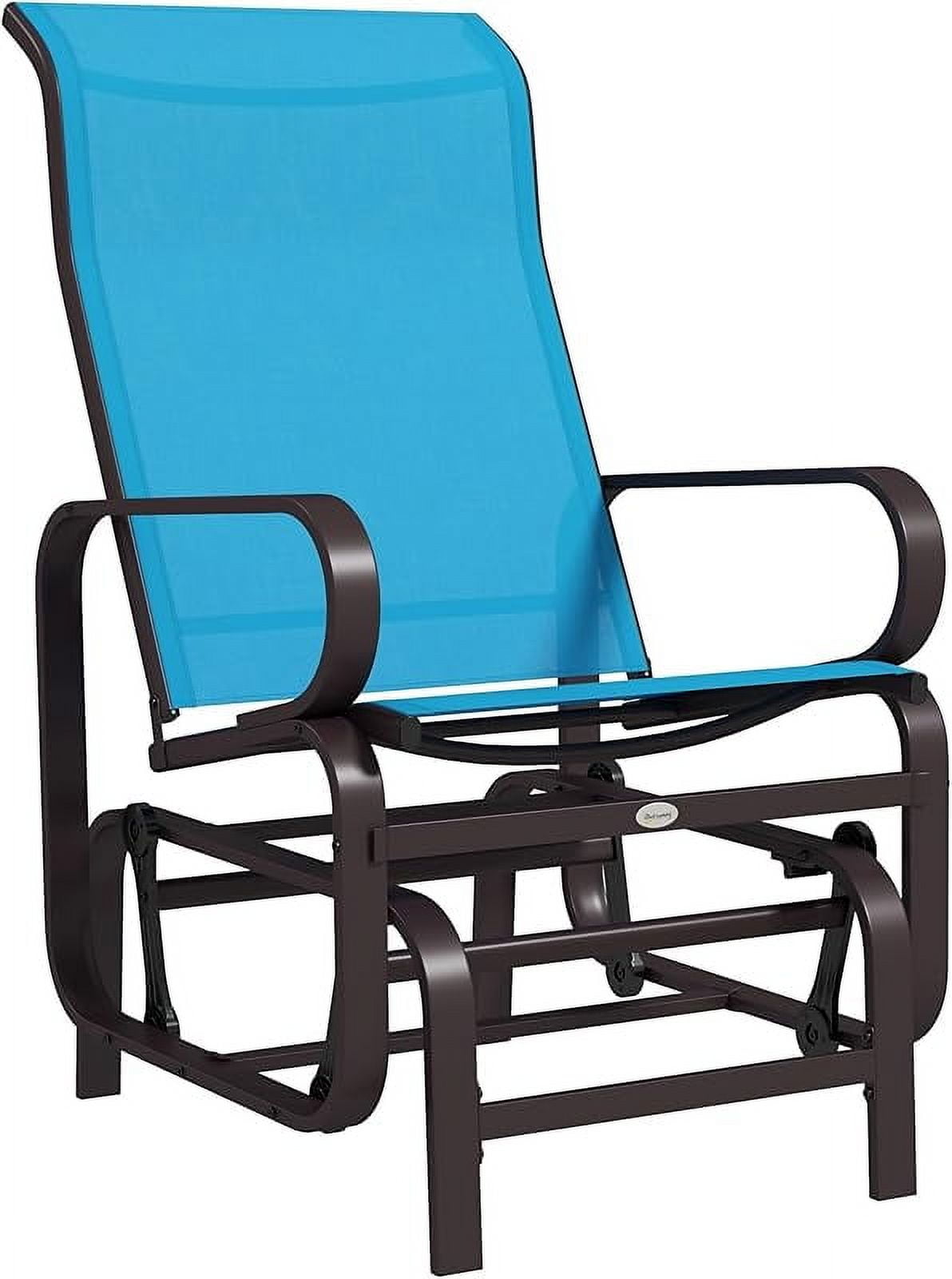 Outdoor Glider Chair, Gliders for Outside Patio with Smooth Rocking ...