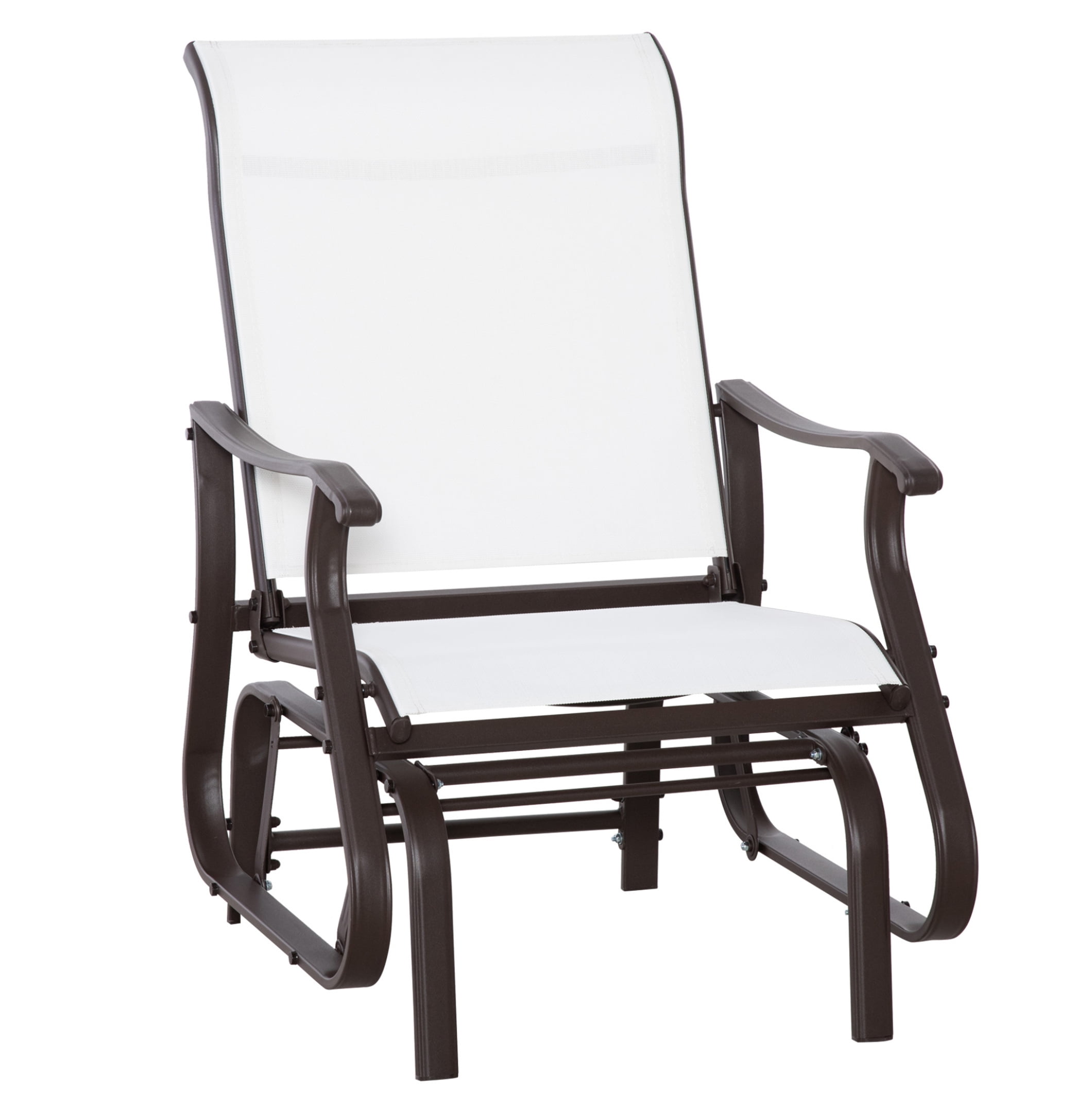 Outdoor Glider Chair, Gliders for Outside Patio with Steel Frame and ...