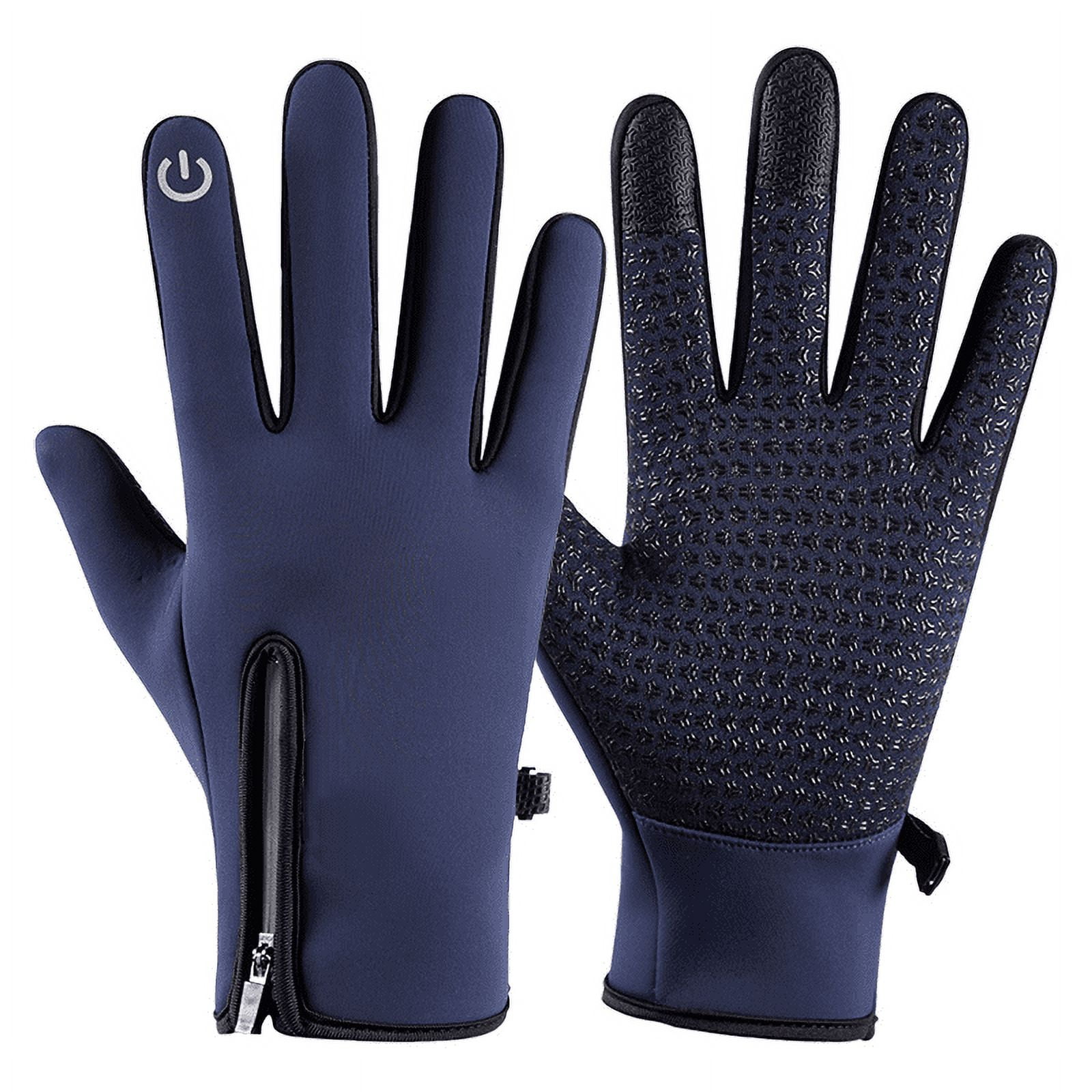 Outdoor Gloves Men's Winter Riding Touch Screen Waterproof Plus Velvet ...