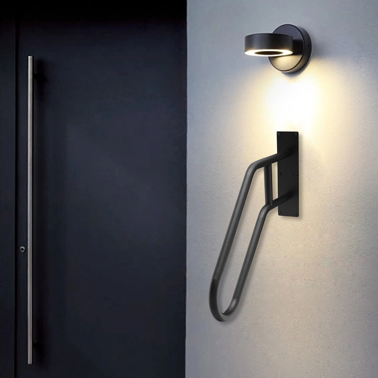 Outdoor Grab Bar Handrail Bracket Support Stairs Handrail Wall Mount 26 ...