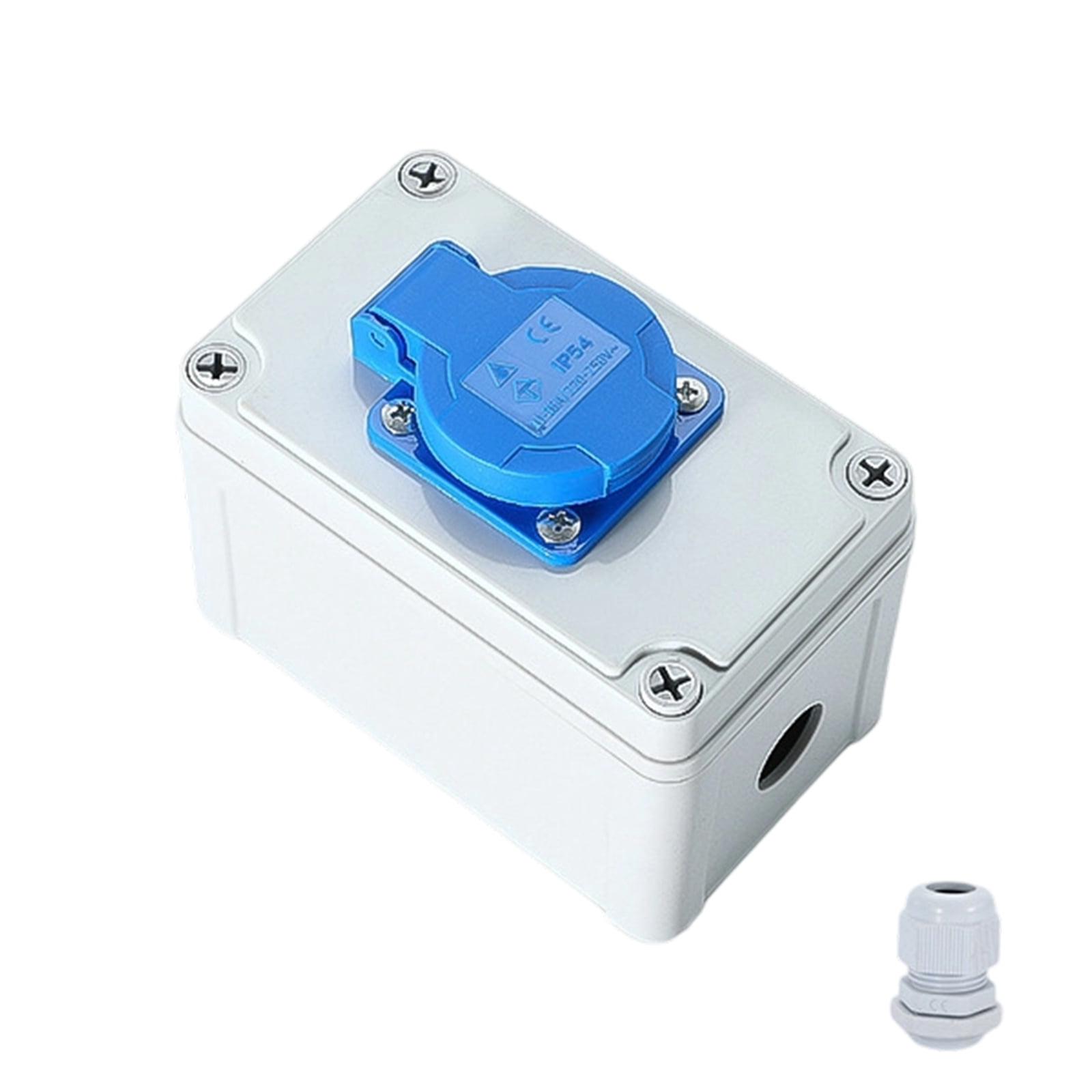Outdoor Grade 3 Prongs 16A Sockets Enclosures with Seal Gaskets ...