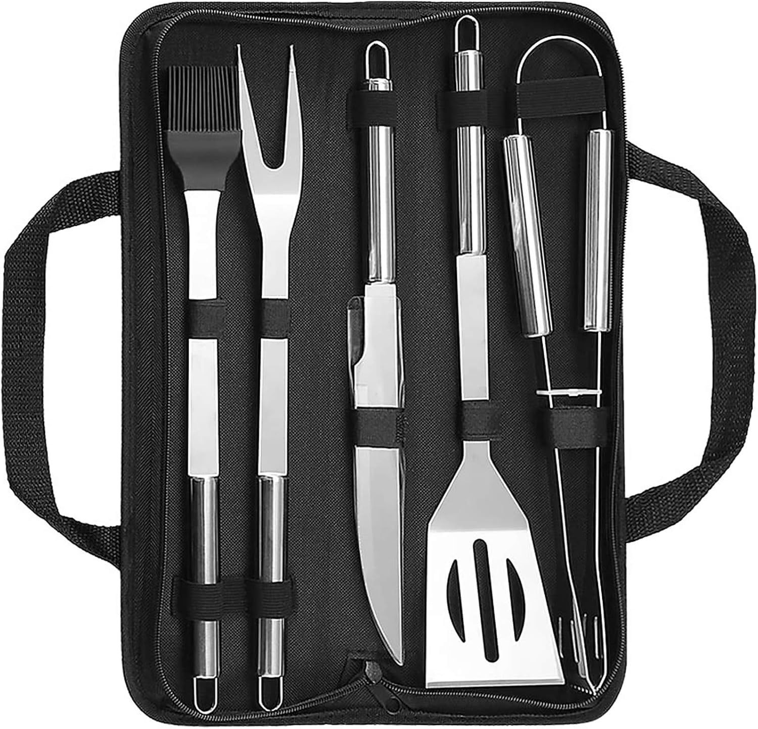 Outdoor Grill Cooking Utensils, Rust-Proof Grilling Accessories ...