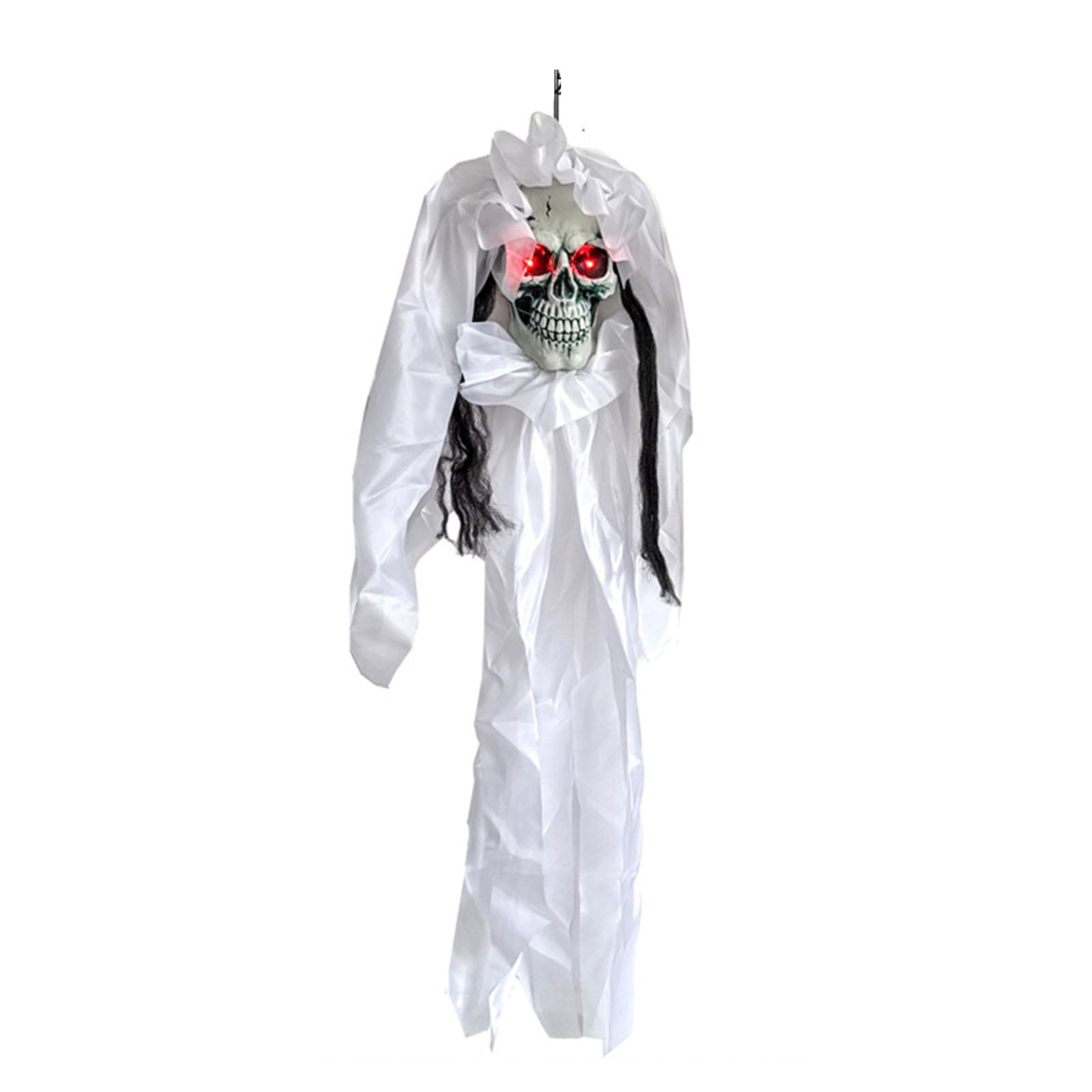 Outdoor Halloween Animatronics Decoration,Scary Skeleton Bride with ...
