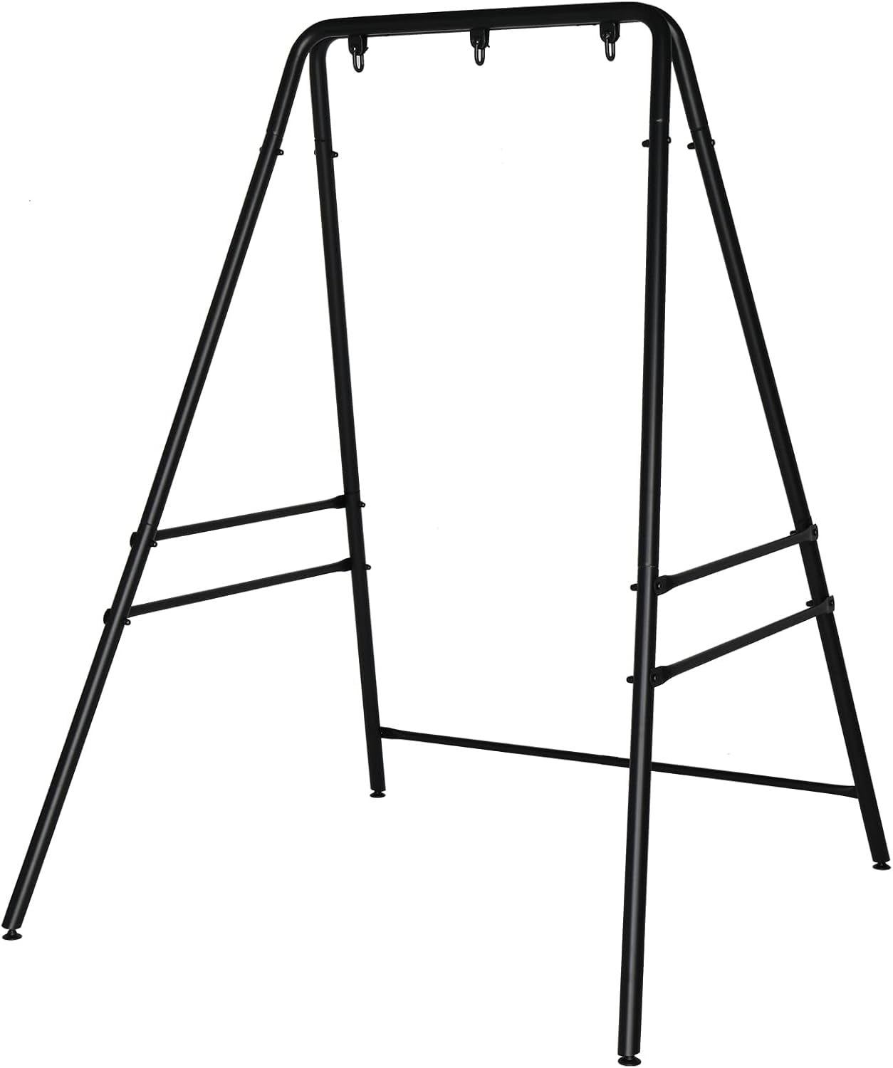 Outdoor Hammock Stand, Heavy Duty A-Frame Metal Stand with 3 Hooks ...