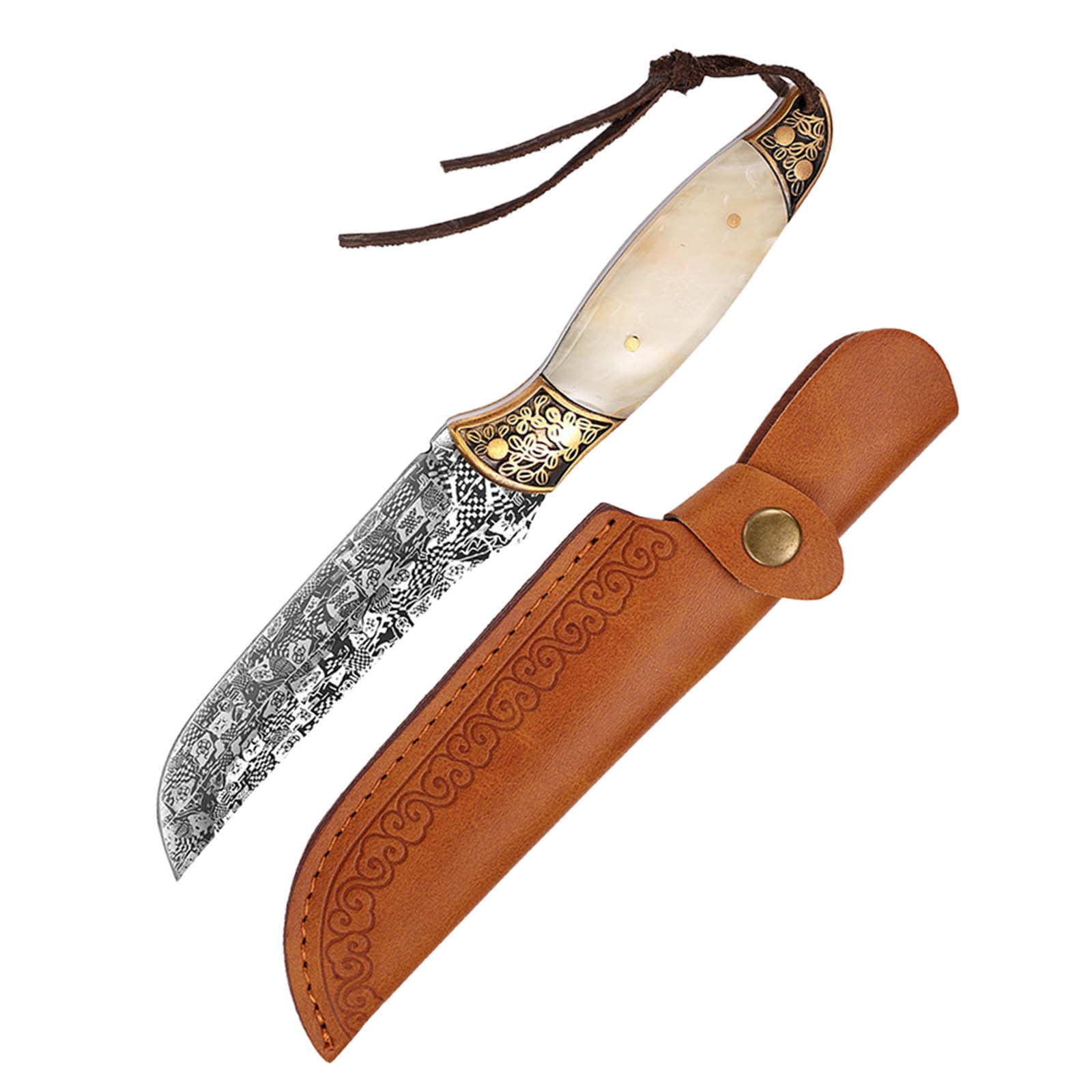 Outdoor Hand-Held Meat Cutting Knife Camping Portable Mongolian Meat ...