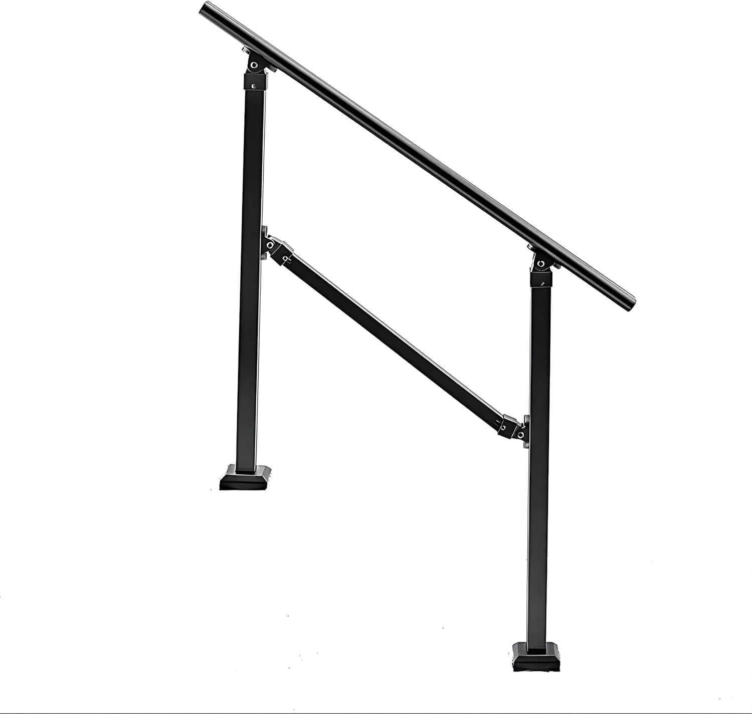 Outdoor Hand Stair Railing Fit for1-5 Steps Transitional Handrails for ...