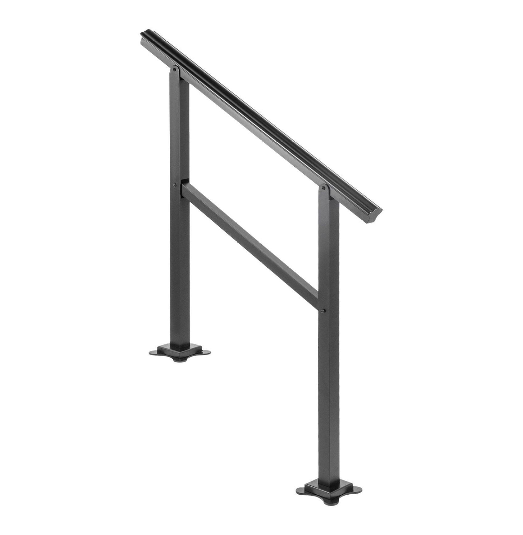 Outdoor Handrail 165LBS Load Handrail Outdoor Stairs Aluminum Stair ...