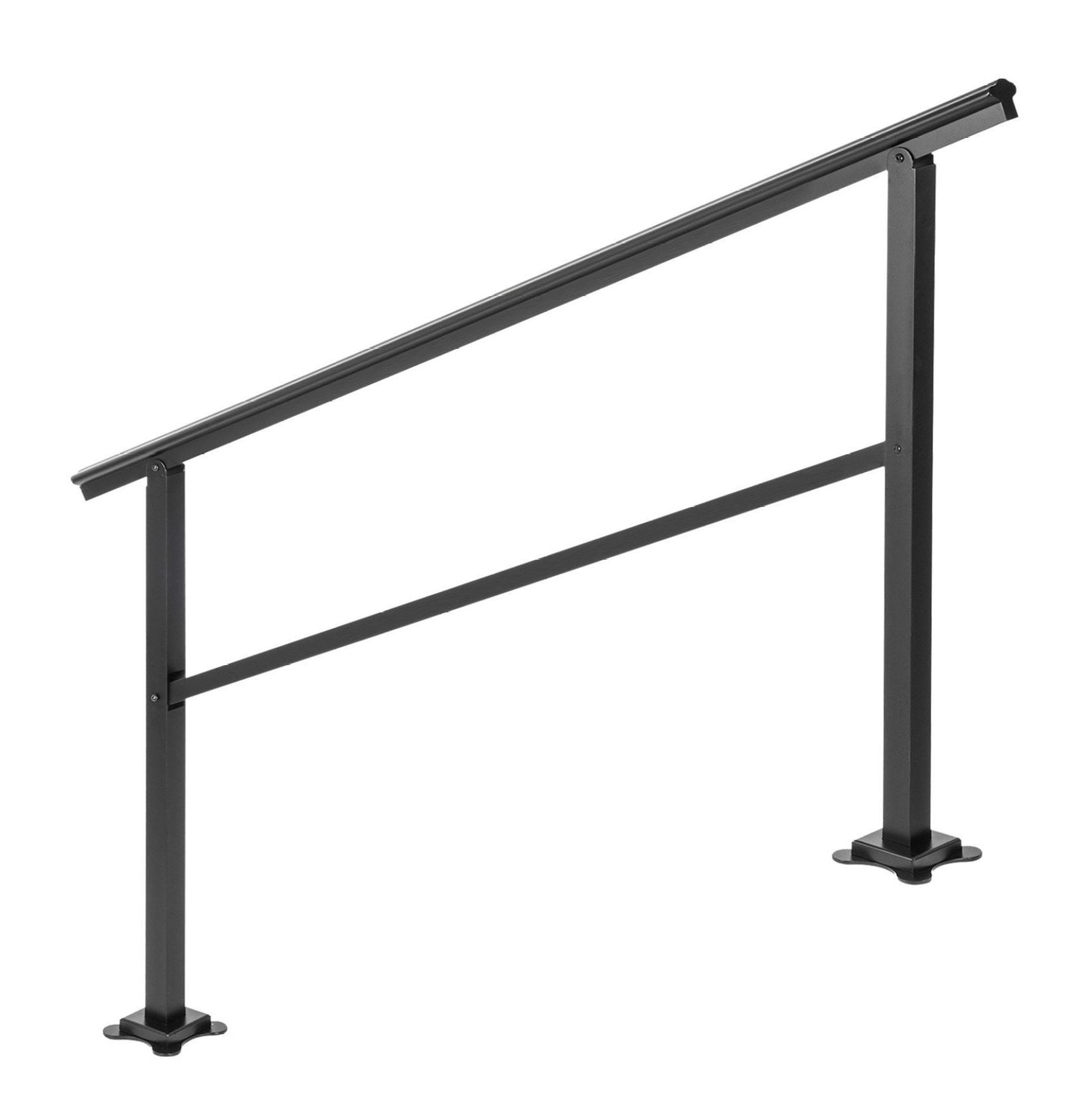 Outdoor Handrail 165LBS Load Handrail Outdoor Stairs Aluminum Stair ...