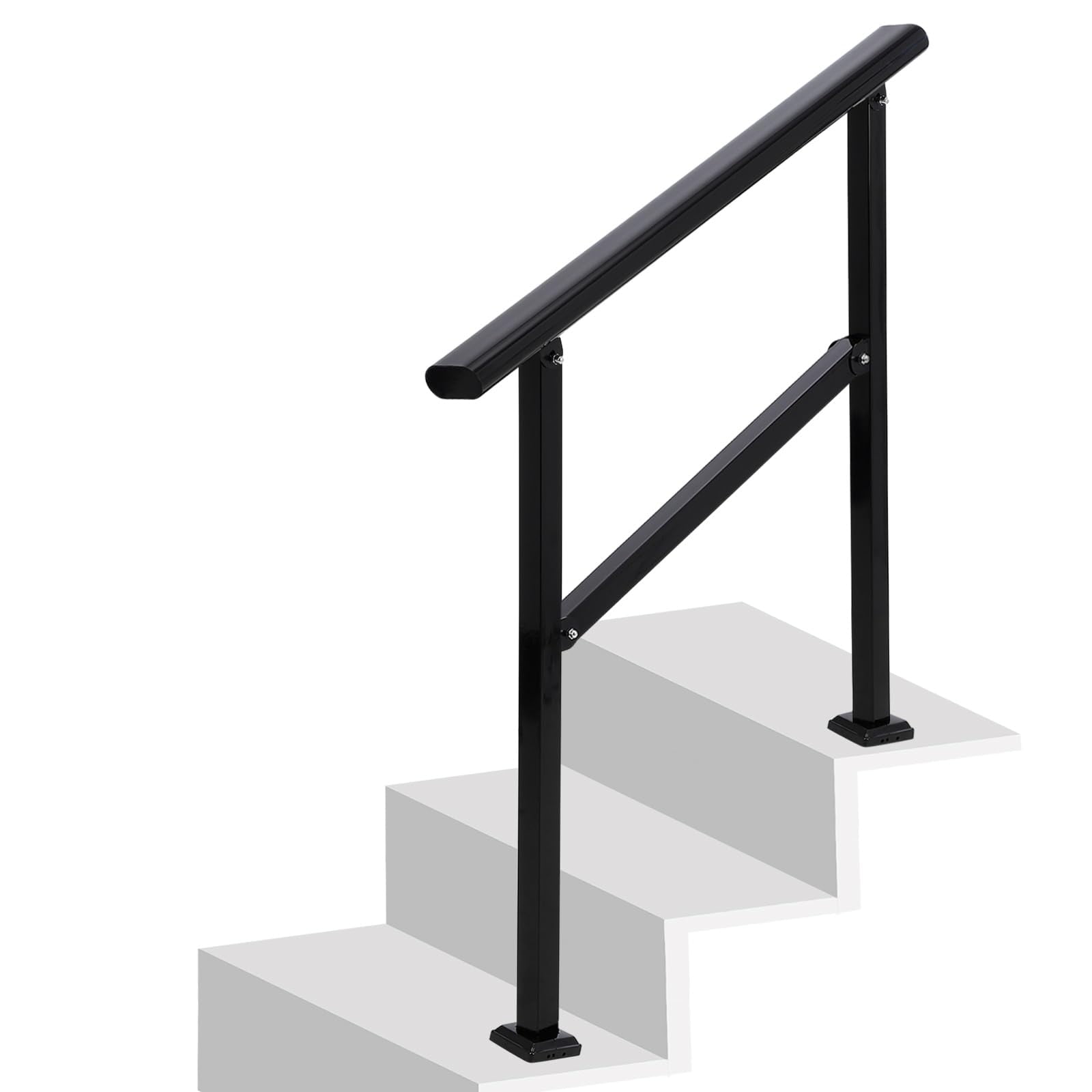 Outdoor Handrails Fits Steps,Adjustable Height Stair Handrail ...