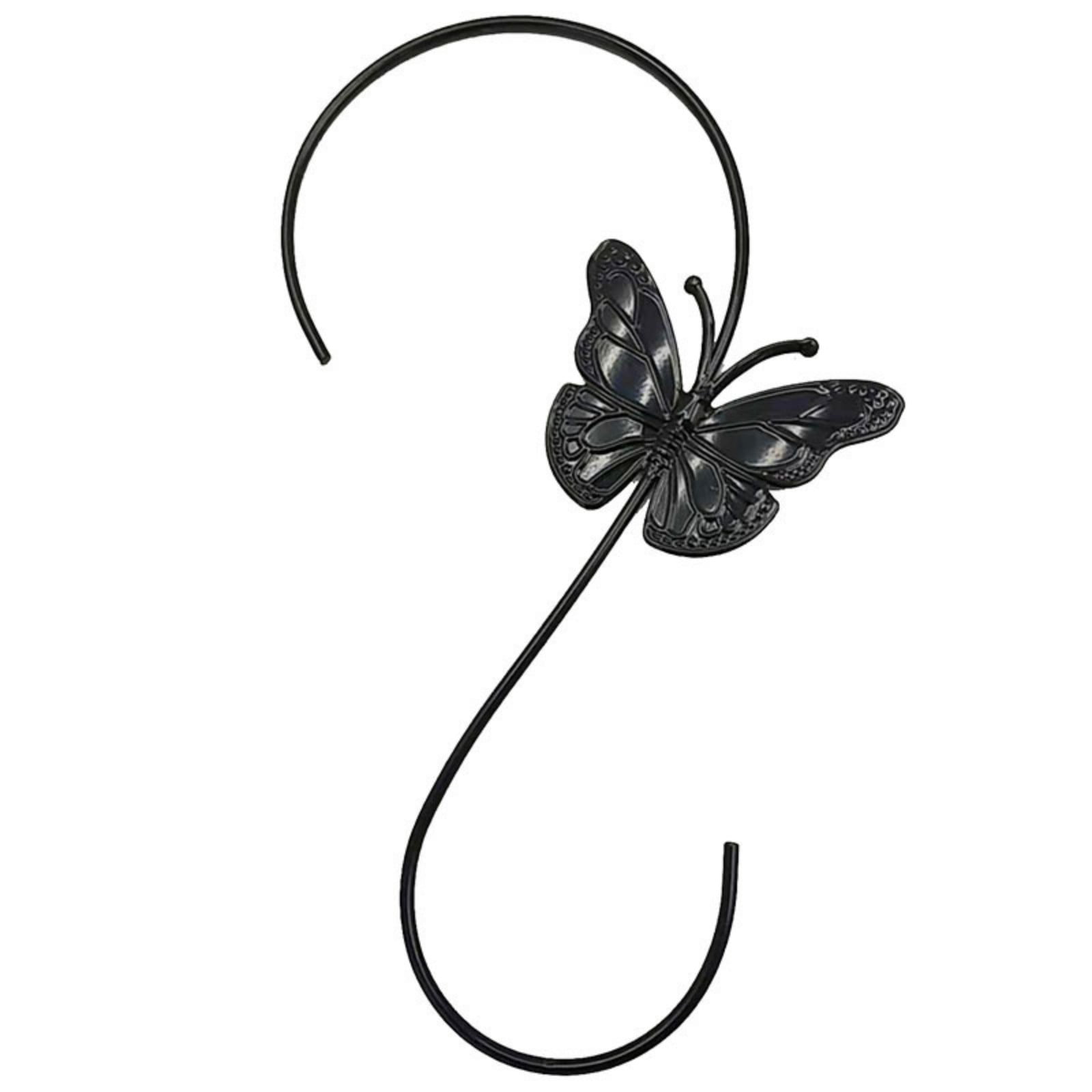 Outdoor Hanging Extra Large S Hooks Black Heavy Duty Long S Hooks For ...
