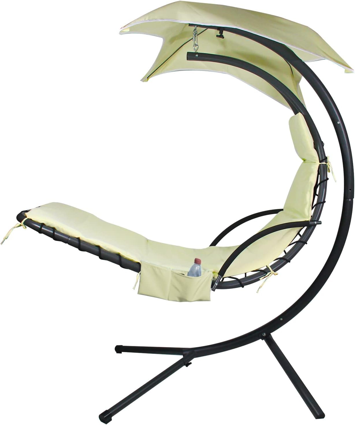 Outdoor Hanging Lounge Chair Replacement Cushion Cover and Umbrella ...