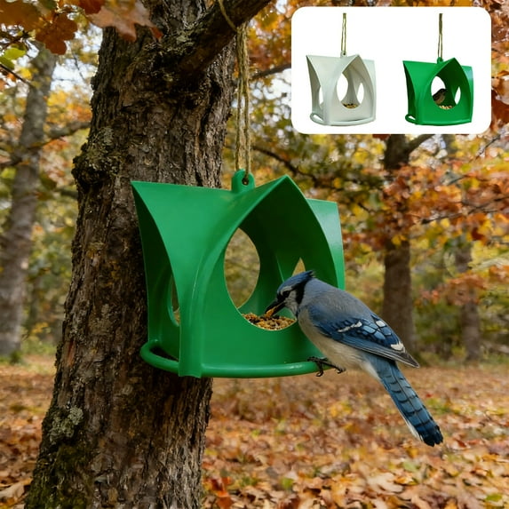 Outdoor Hanging Small Bird Feeder with Roof for Wind and Rain ...