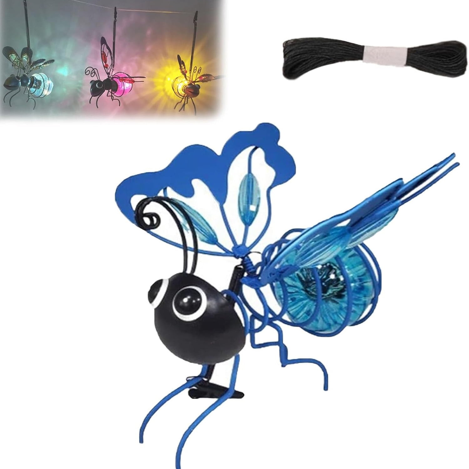 Outdoor Hanging Solar Bee Light, Solar Garden Bees, Solars Powered ...