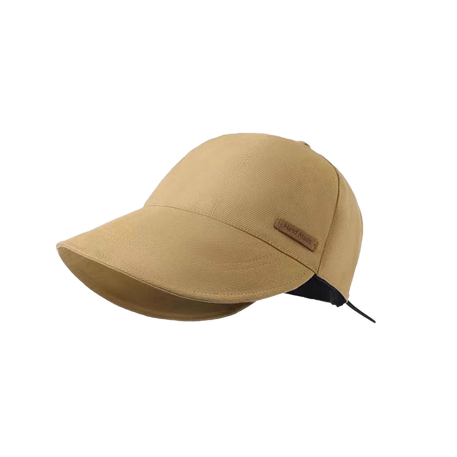 Outdoor Hat Sun Anti UV Wide Brim Solid Color Ponytail Hole Adjustable ...