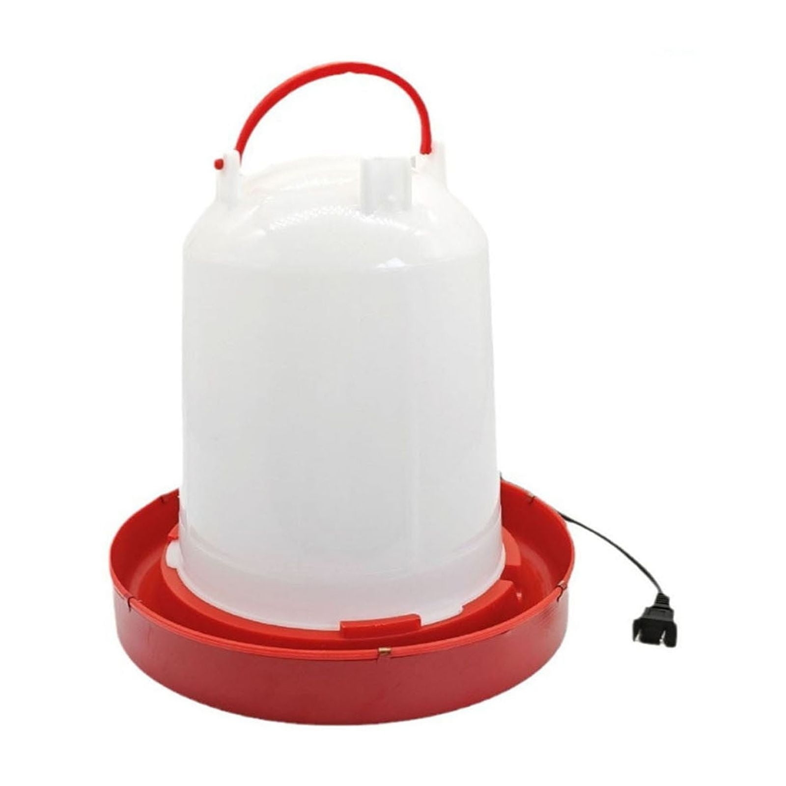 Outdoor Heated Chicken Waterer Poultry Bath Drinking Water Heating ...
