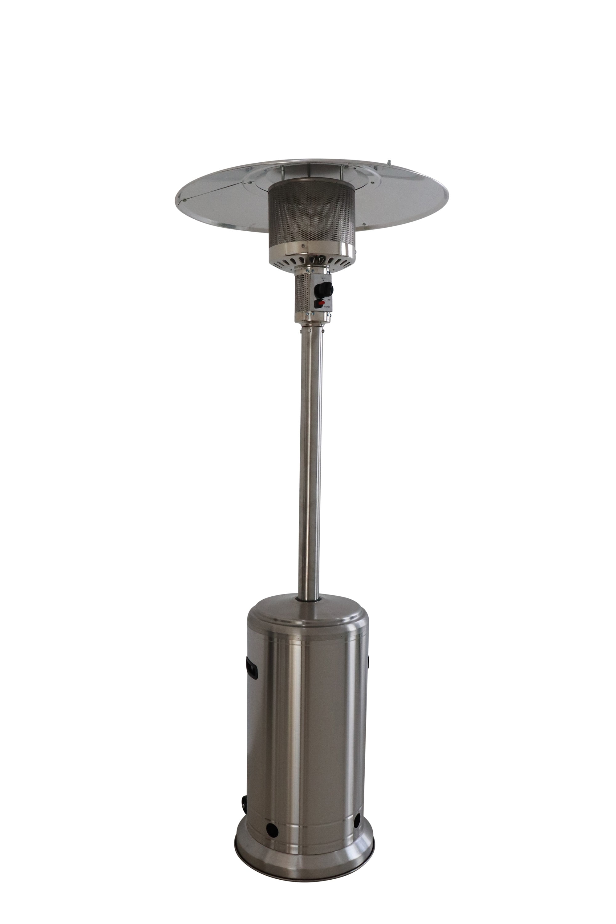 Outdoor Heater, 46,000 BTU Standing Patio Heater, Steel Gray Patio ...