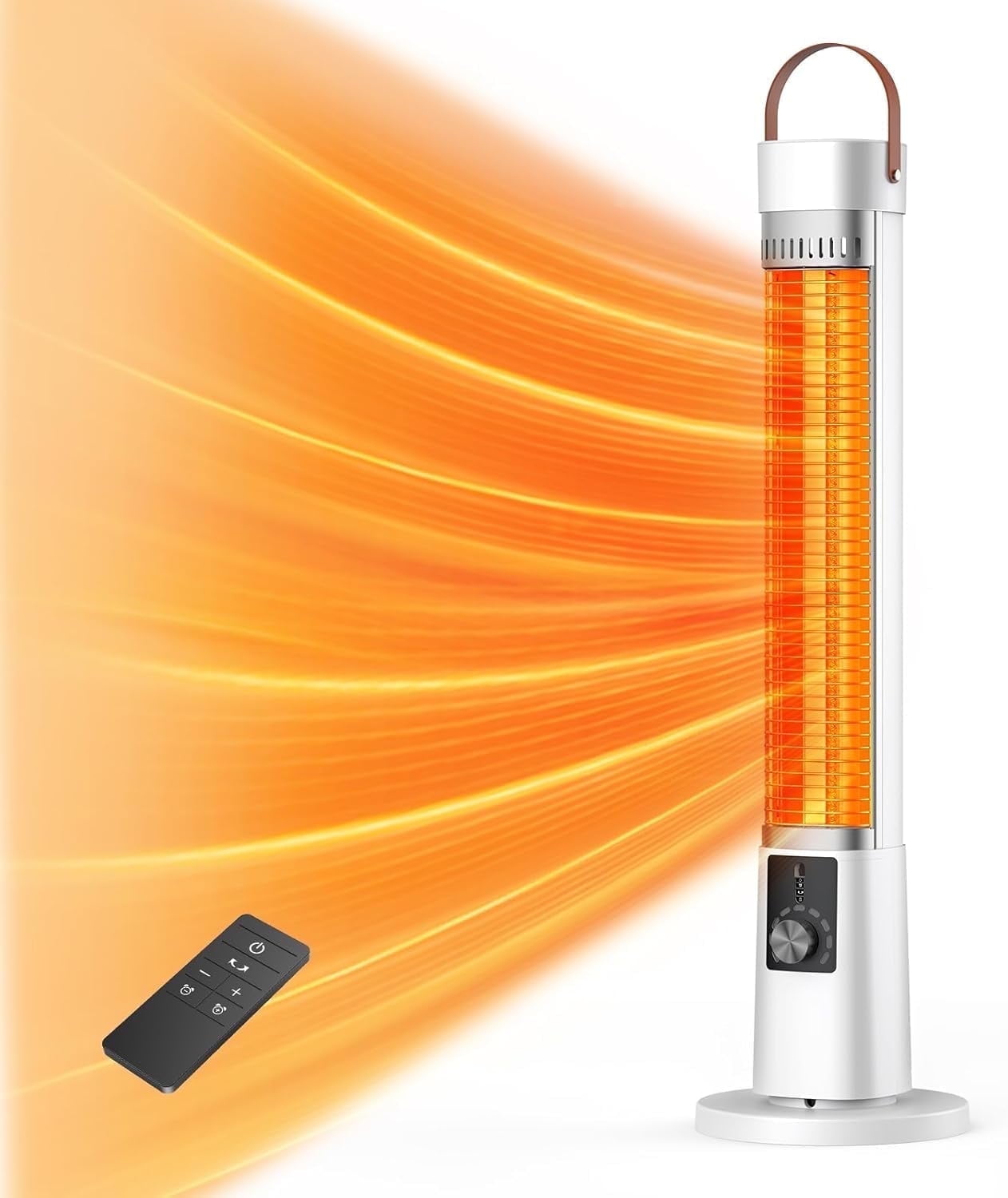 FLOWBREEZE Outdoor Heater for Patio, 1500W Electric Heaters Indoor ...