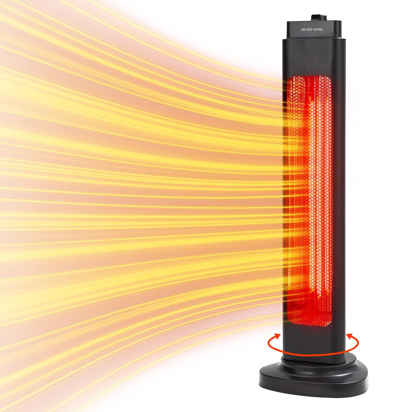 Outdoor Heater,Portable Space Heater,1500W Outdoor Patio Heater,2 ...