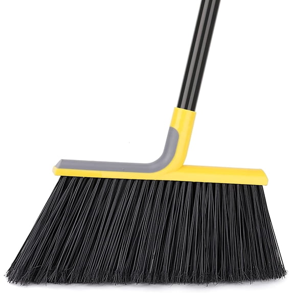 Outdoor Heavy-Duty Commercial Broom, 58" Floor Sweeper for Concrete ...