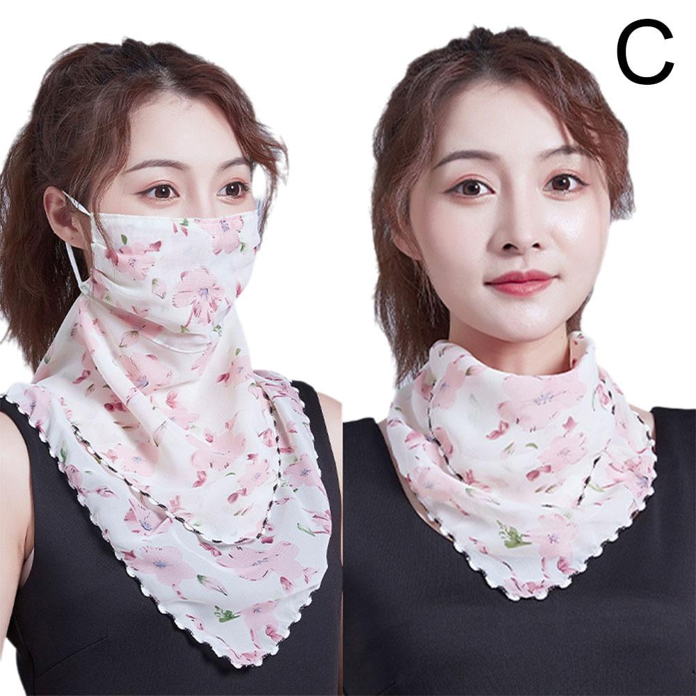 Outdoor Hiking Chiffon Comfortable Scarf Shawl Veil Face Neck Cover Hot ...
