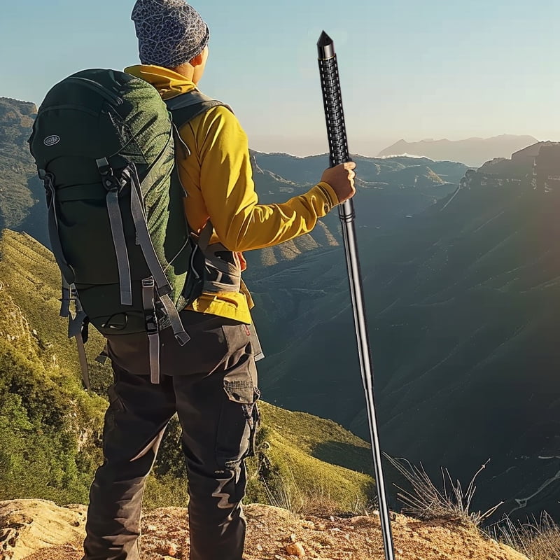 Outdoor Hiking Staff Hiking Sticks for Trekking and Mountaineering ...