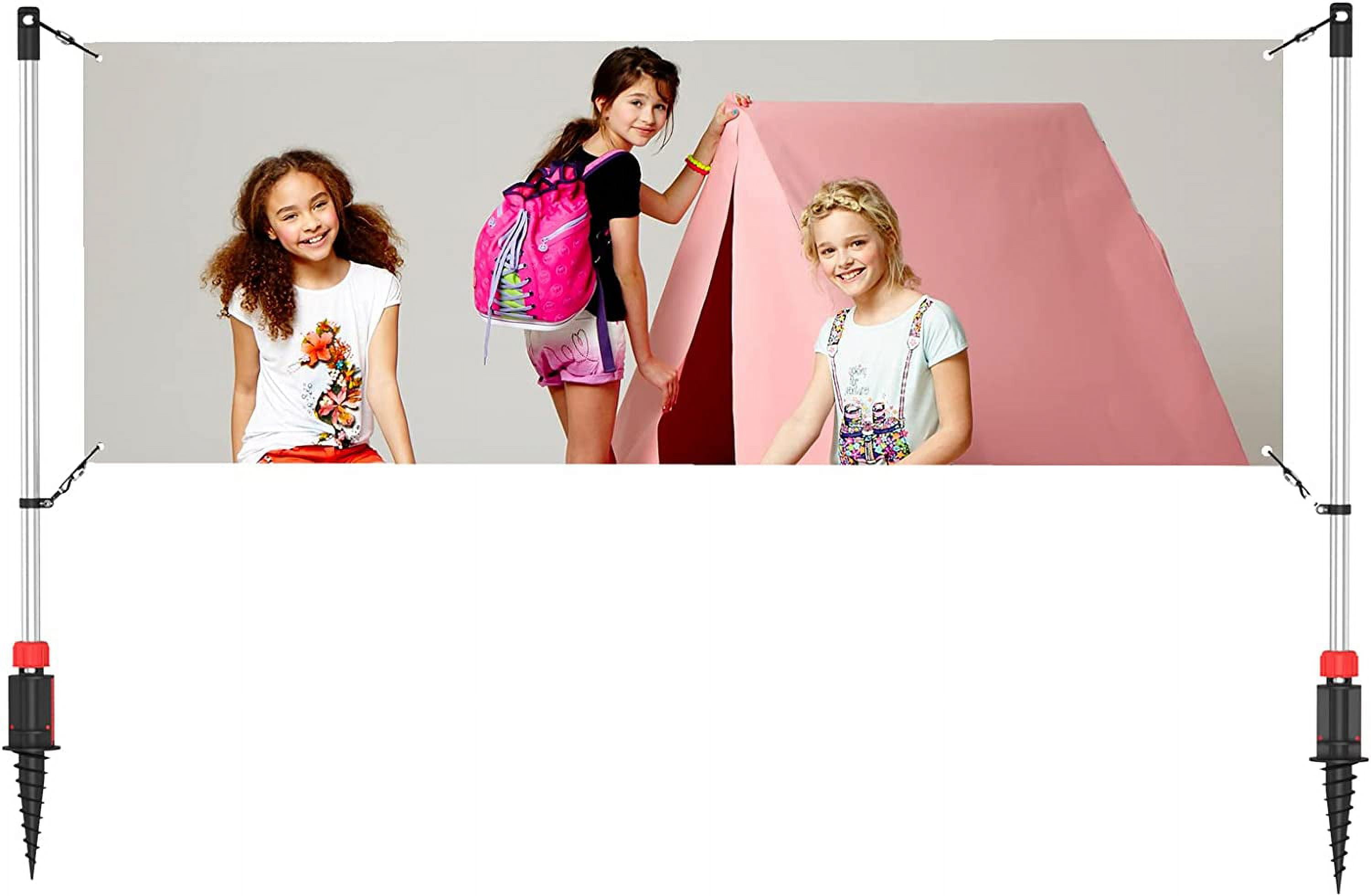 Outdoor Horizontal Banner Post Stand for 10'Wx3'H Banner,Outdoor ...